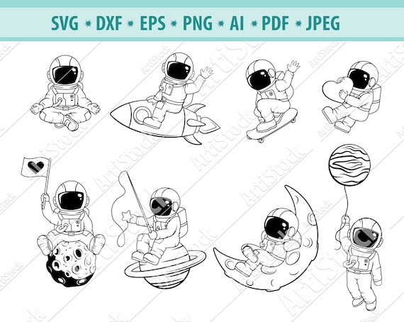 Spaceman Silhouette