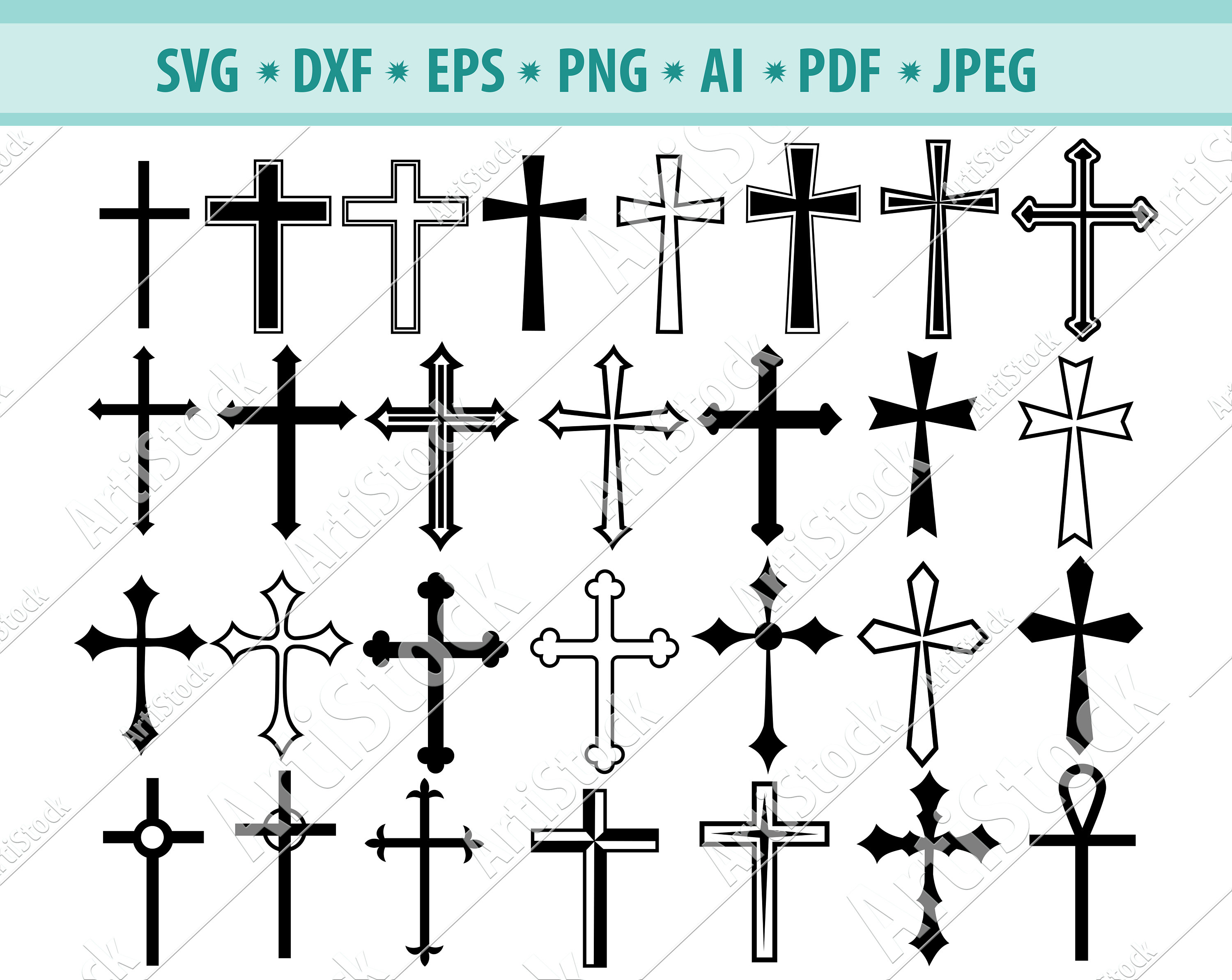Catholic Cross Designs