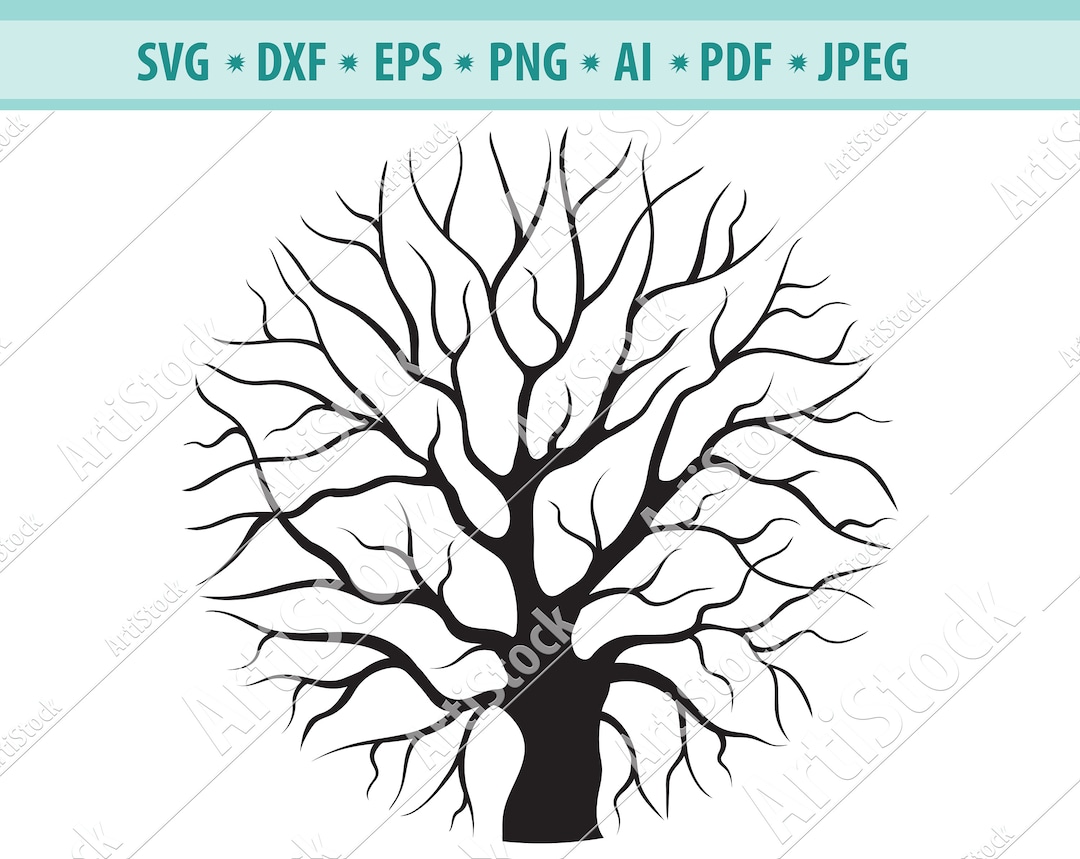 Tree Svg, Сrown Tree Svg, Bare Tree SVG, Autumn Tree Svg, Tree ...