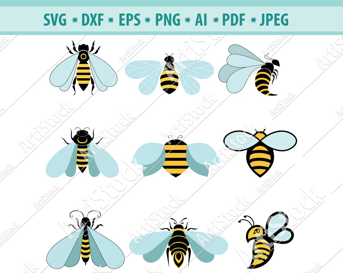 Biene SVG, Queen Bee Svg, Svg, Biene Clipart, Honigbiene Dateien für ...
