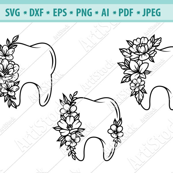 Tooth Svg - Etsy