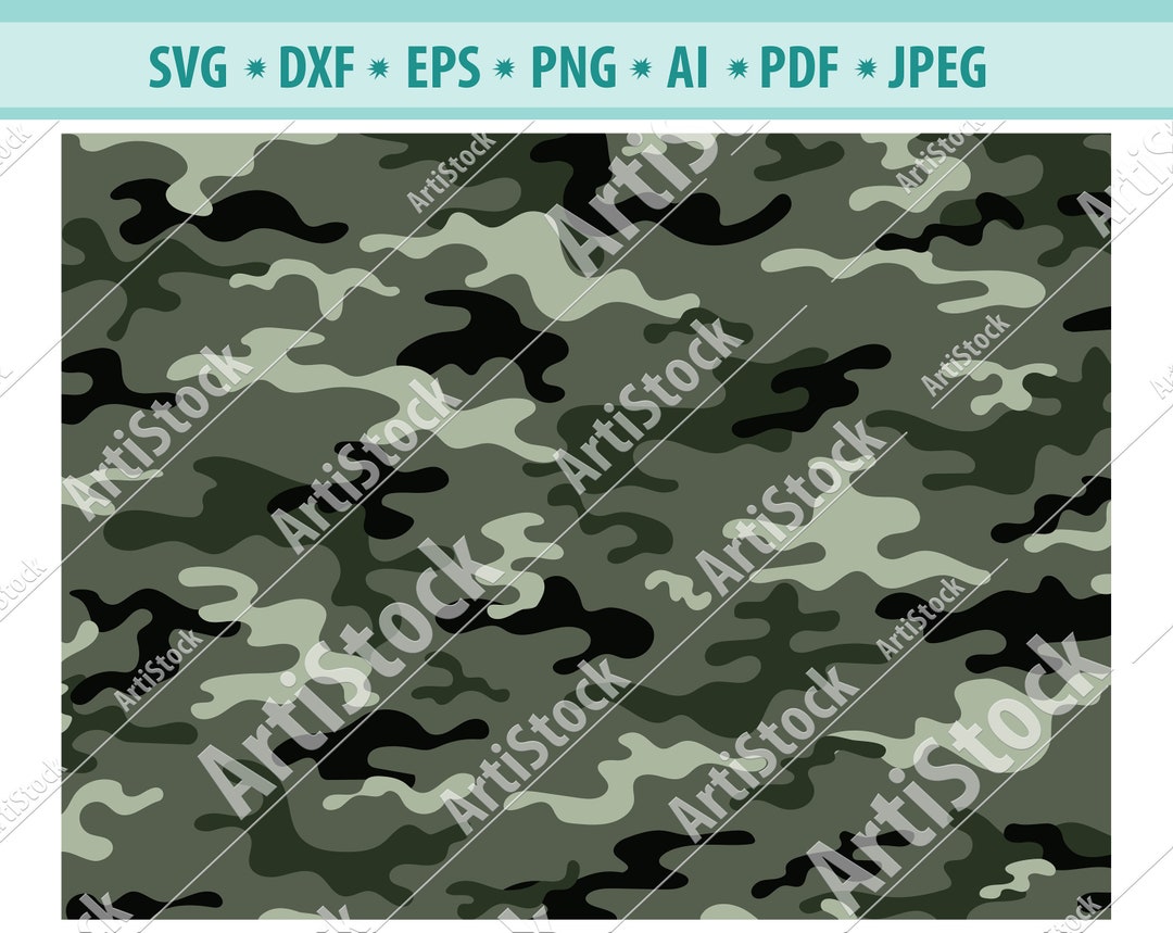 Camouflage Svg, Camouflage Patterns Svg, Green Camouflage Svg, Hunting Svg, Military Camouflage ...