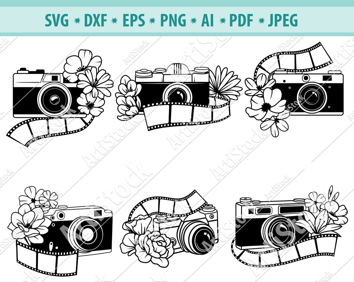 Camera SVG File Photography SVG Photographer Svg Photo Tape - Etsy