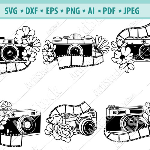 Camera SVG File Photography SVG Photographer Svg Photo Tape - Etsy