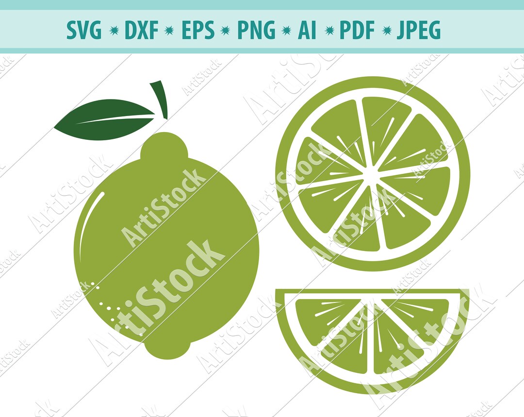 Lime SVG, Fresh Fruit Svg, Citrus Fruit Svg, Lime Slice Svg, Lime Cut ...