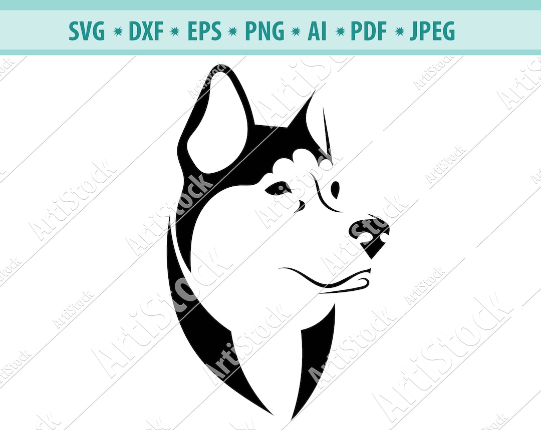 Husky SVG , Dog SVG, Cut File, Use With Silhouette Studio, Design ...