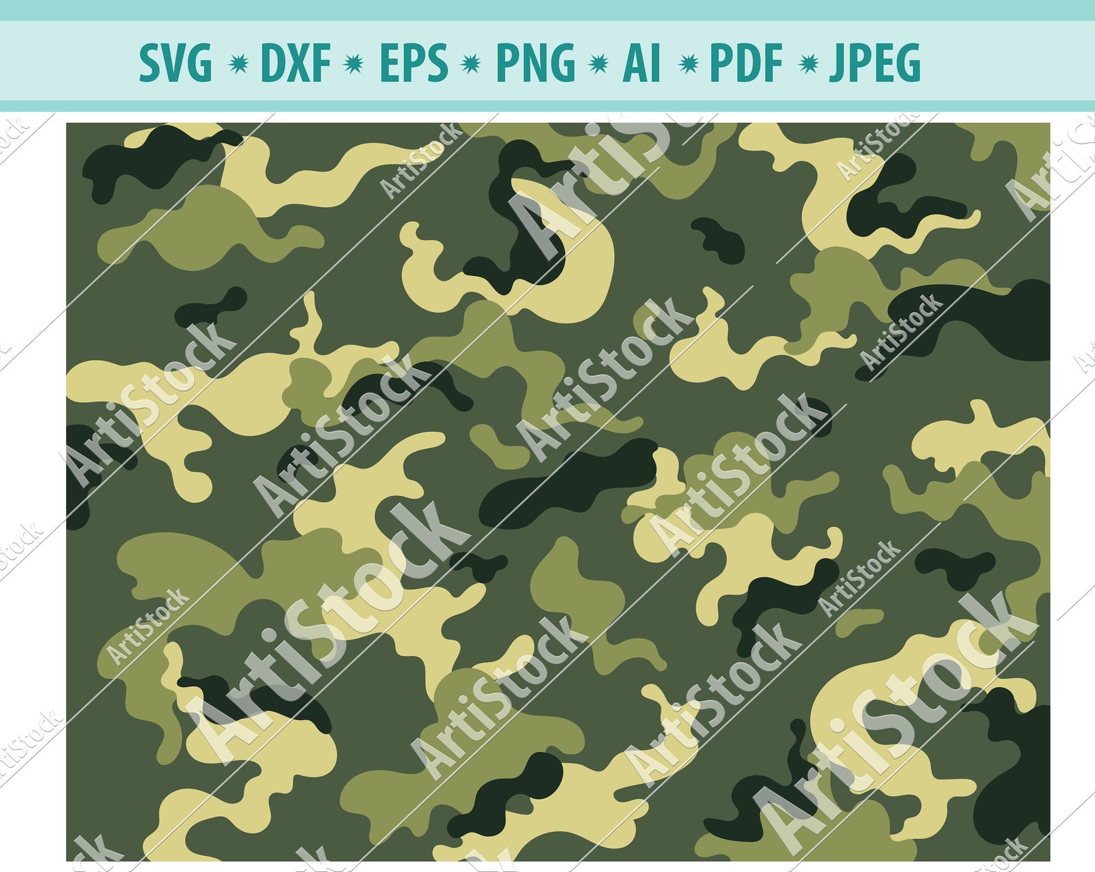 Camouflage Svg Camouflage Patterns Svg Green Camouflage Svg - Etsy