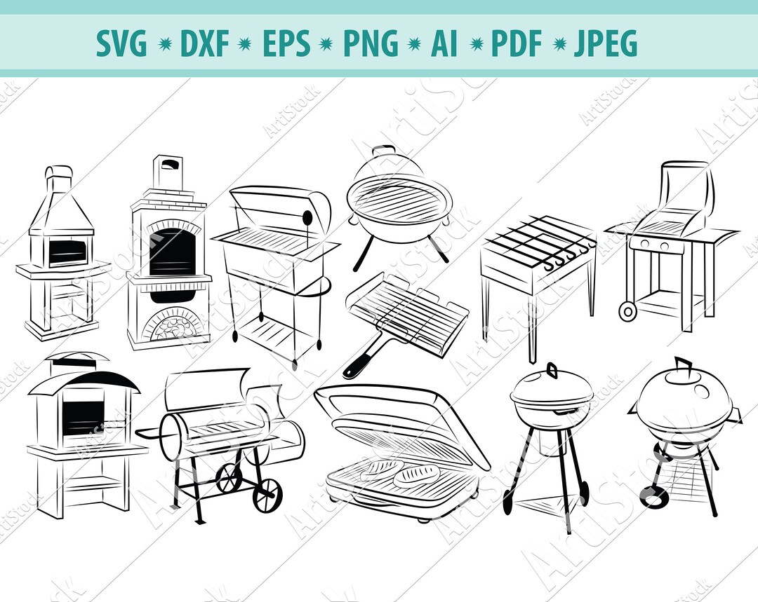 BBQ Svg BBQ Svg Bundle BBQ Svg Files Bbq Pit Svg Barbecue Svg Grill Svg ...