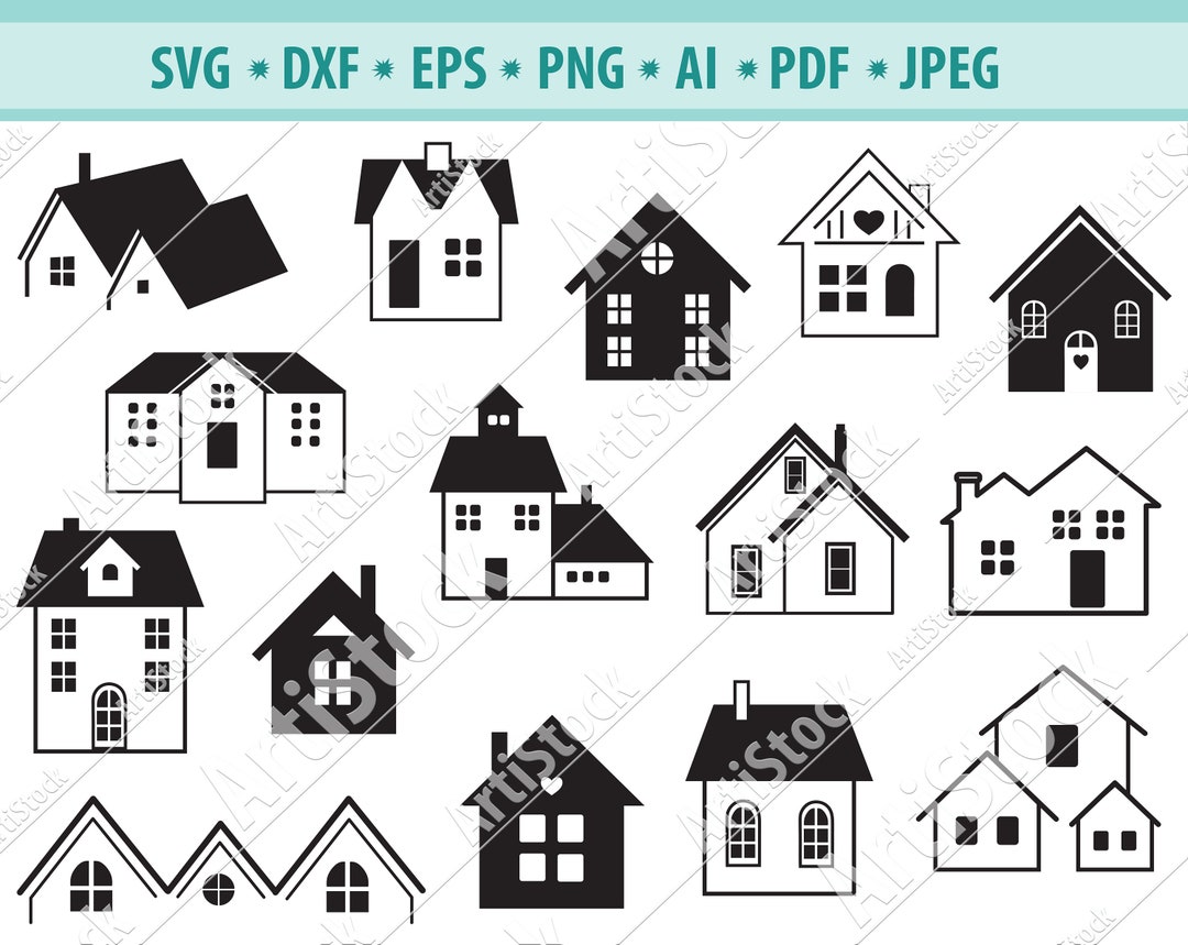 House Svg, Building Svg, Home Png, Architecture Svg, Silhouette ...