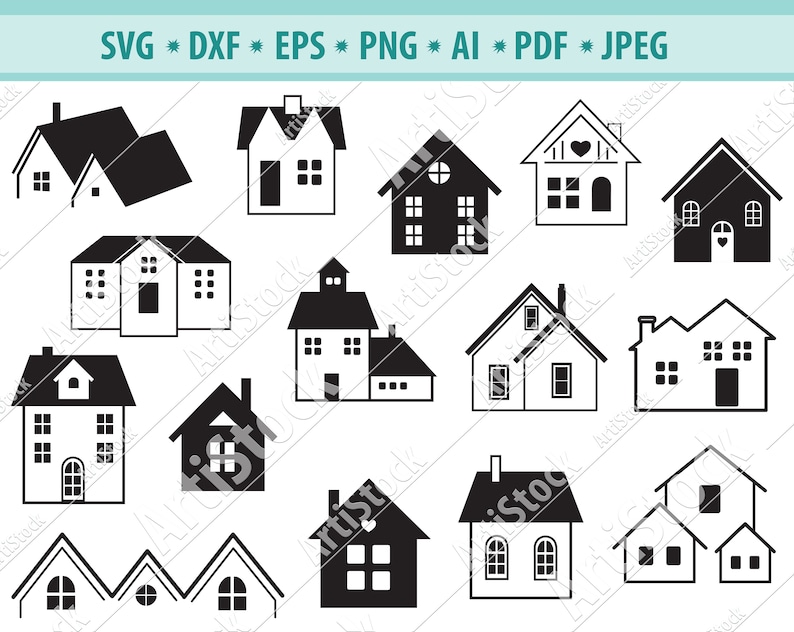 House Svg Building Svg Home Png Architecture Svg - Etsy