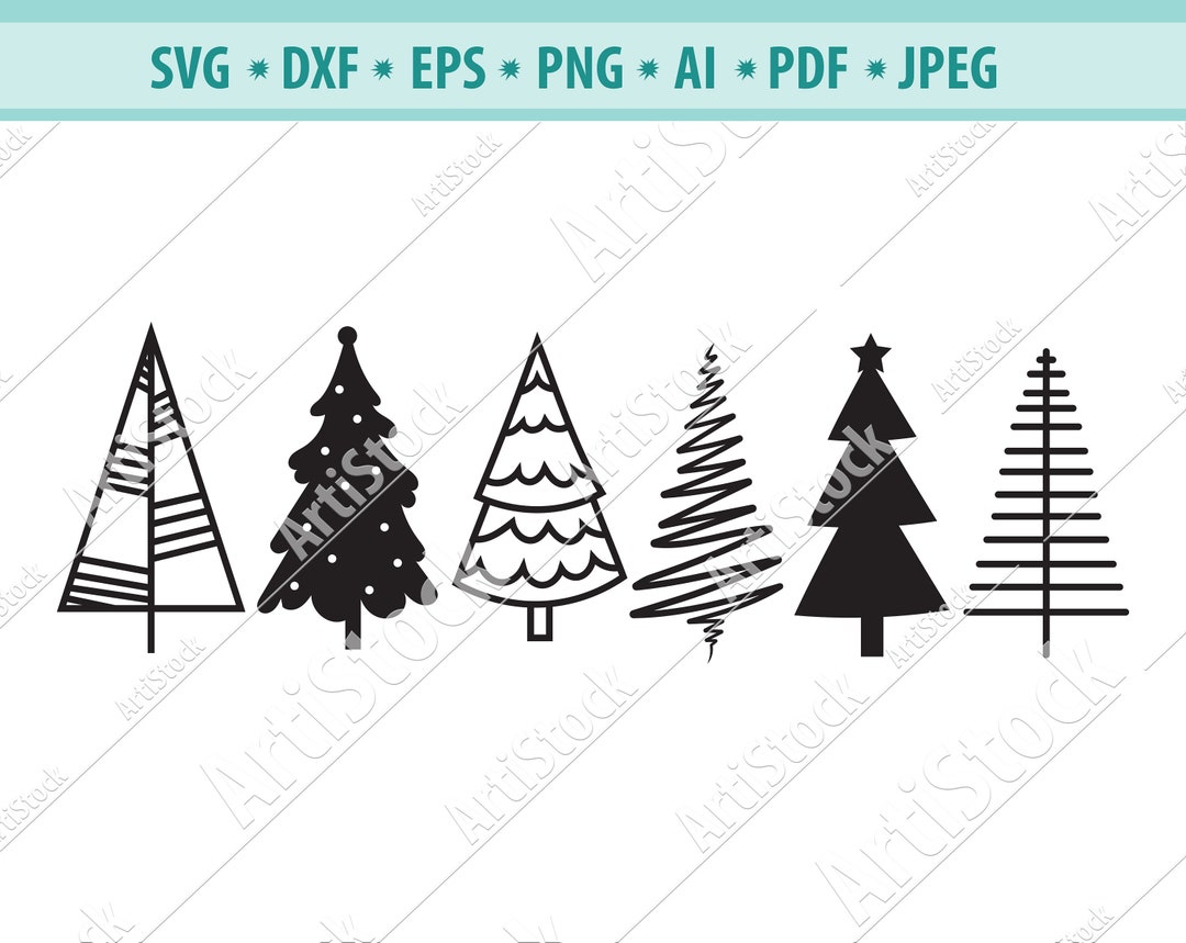 Christmas Tree Svg, Christmas Svg, Christmas Tree Cut File Svg, Tree ...