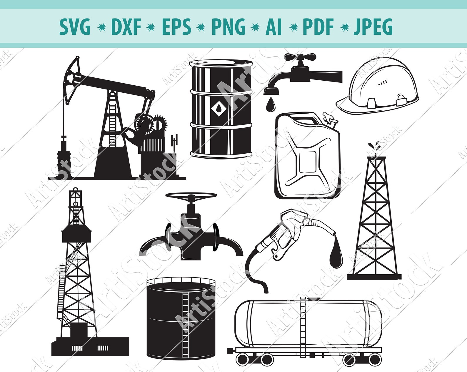 Oil Production Svg, Oilfield Svg, Oil Rig Equipment Svg, Oil Rig Svg ...