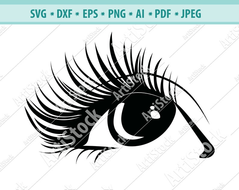 Eyelashes Svg Eyes Svg Beauty Svg Make up Svg Eye Lashes - Etsy