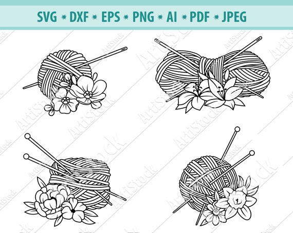 Wool Ball Clipart Black