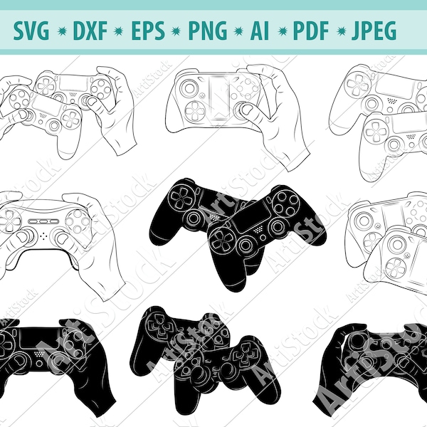 Playstation Clipart - Etsy