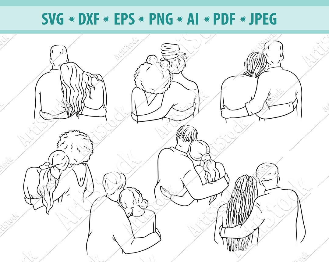 Couple Svg File, Date of Lovers Svg, Valentine Day Svg, Anniversary Svg ...