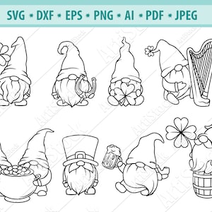 Gnome SVG Cute Garden Gnome SVG Nordic Gnome Svg Gnome - Etsy