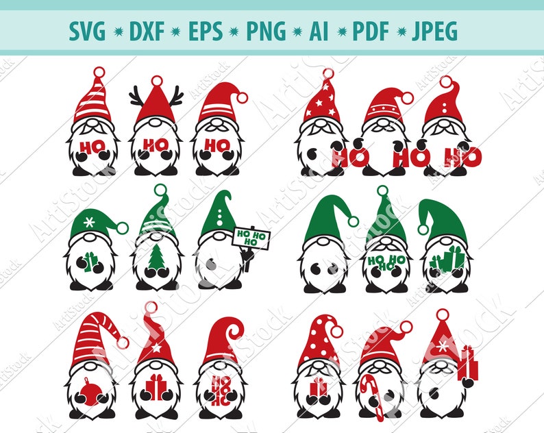 Gnome SVG Cute Garden Gnome SVG Nordic Gnome Svg Gnome - Etsy