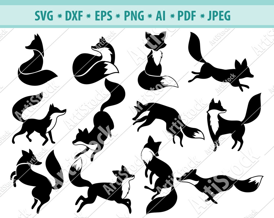 Fox Svg Bundle, Foxes SVG, Cute Sleeping Fox SVG, Foxes Clipart, Forest ...