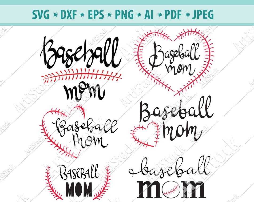 Baseball, Baseball Mom Svg, Baseball Svg, Baseball Mom Cut Files Cricut ...