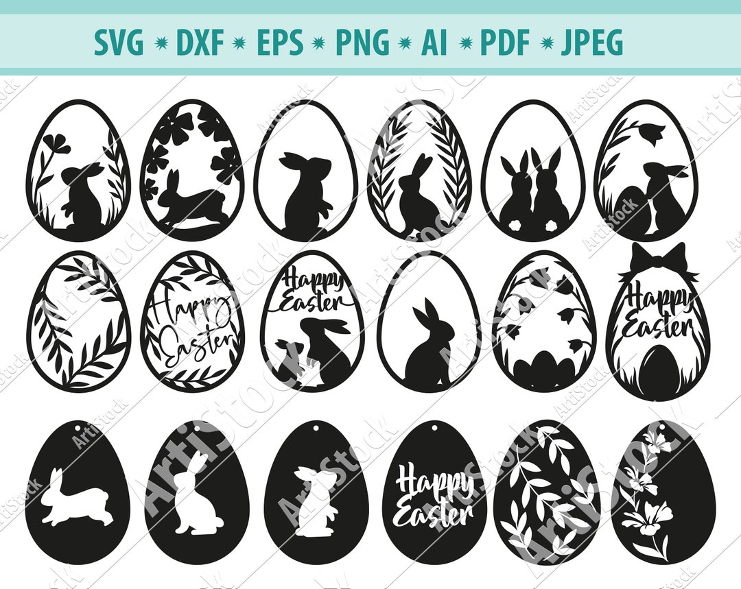 Easter Eggs Svg Easter Svg File Easter Eggs Cutting File - Etsy Australia