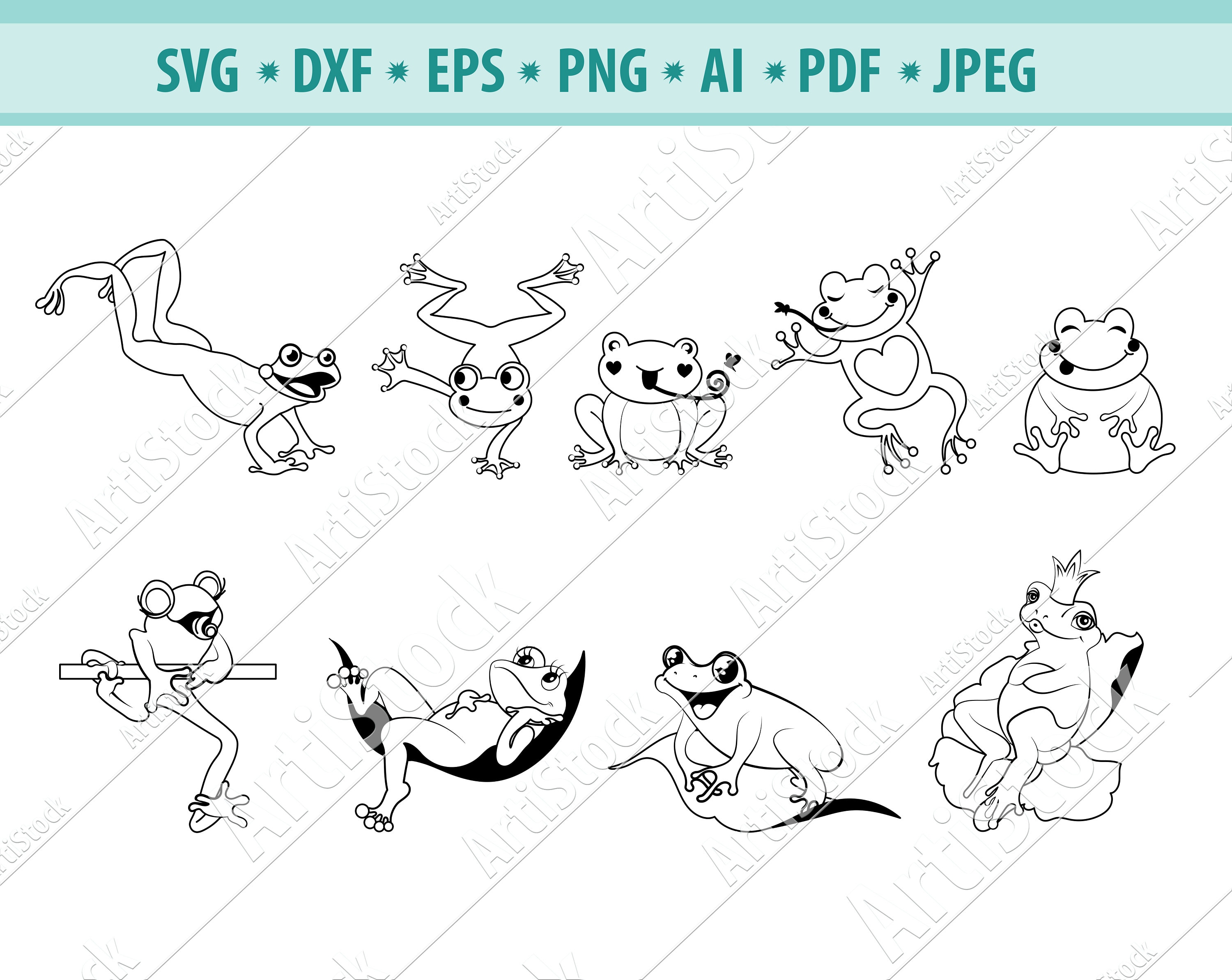 Toad Svg File Funny frog Svg Cute Frog Svg Frog Clipart | Etsy