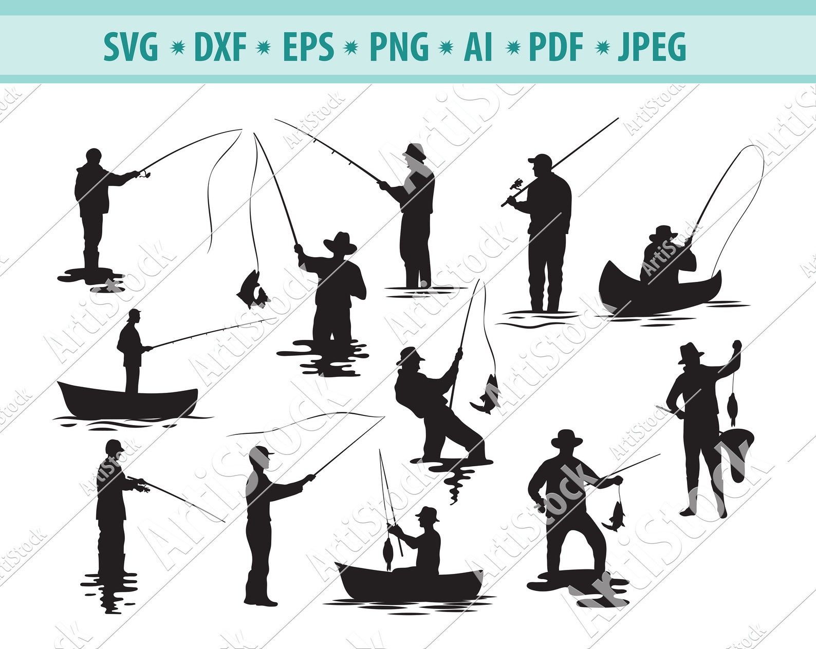 Fishing Svg Water Recreation Svg Sport Fishing Svg - Etsy
