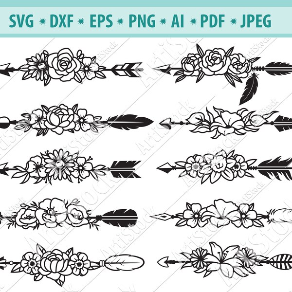 Arrow Svg - Etsy