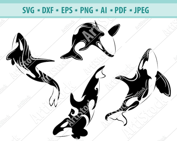 Orca SVG Bundle Killer Whale SVG Killer Whale Clipart Cut - Etsy Singapore