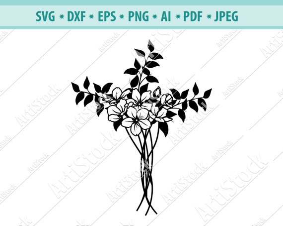 Flower SVG Files Flower Composition Svg Flower Bouquet SVG - Etsy