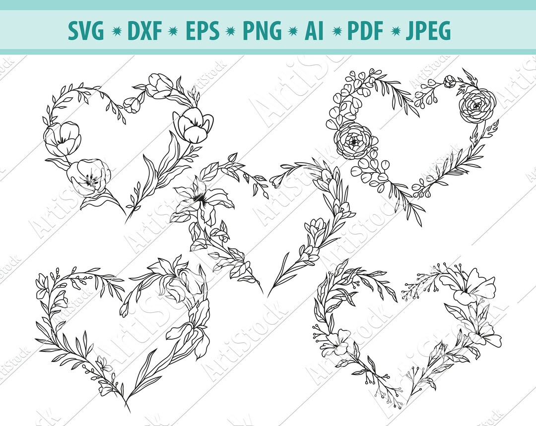 Heart SVG File, Heart Cut File, Love Symbol Svg, Valentines Day SVG ...