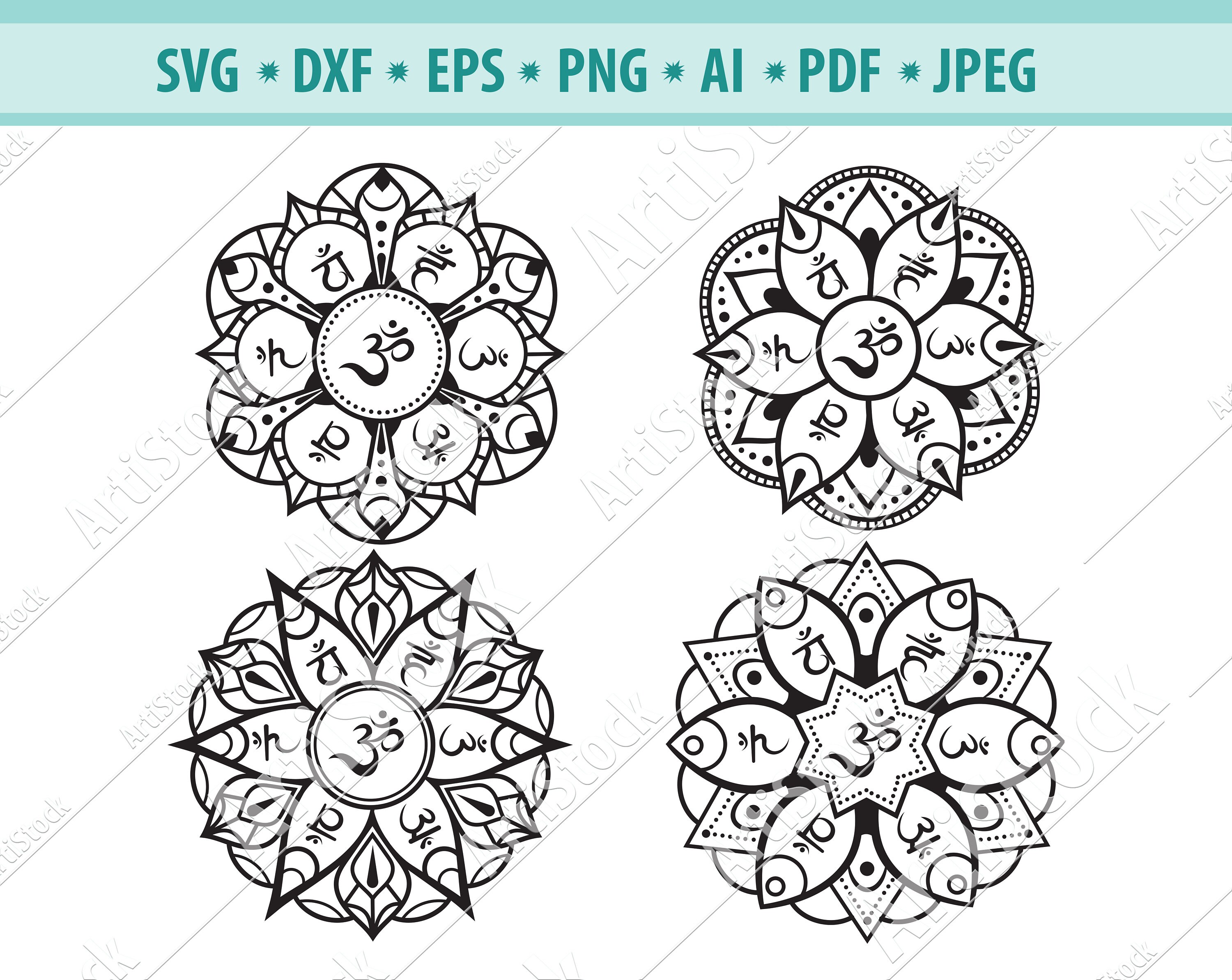 Chakra Symbols Svg, Seven Chakras SVG, Namaste Clipart, Meditation Svg ...