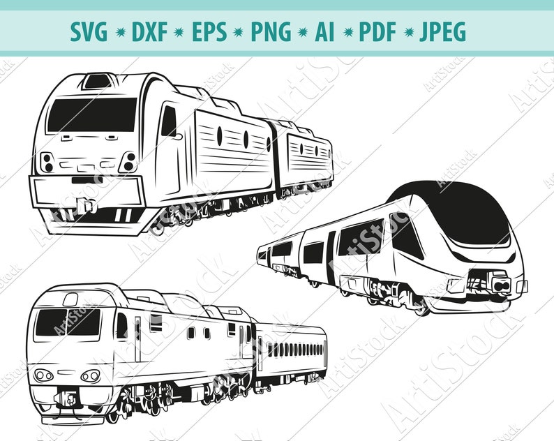 Train Svg File Steam Engine Svg Locomotive Svg Train - Etsy