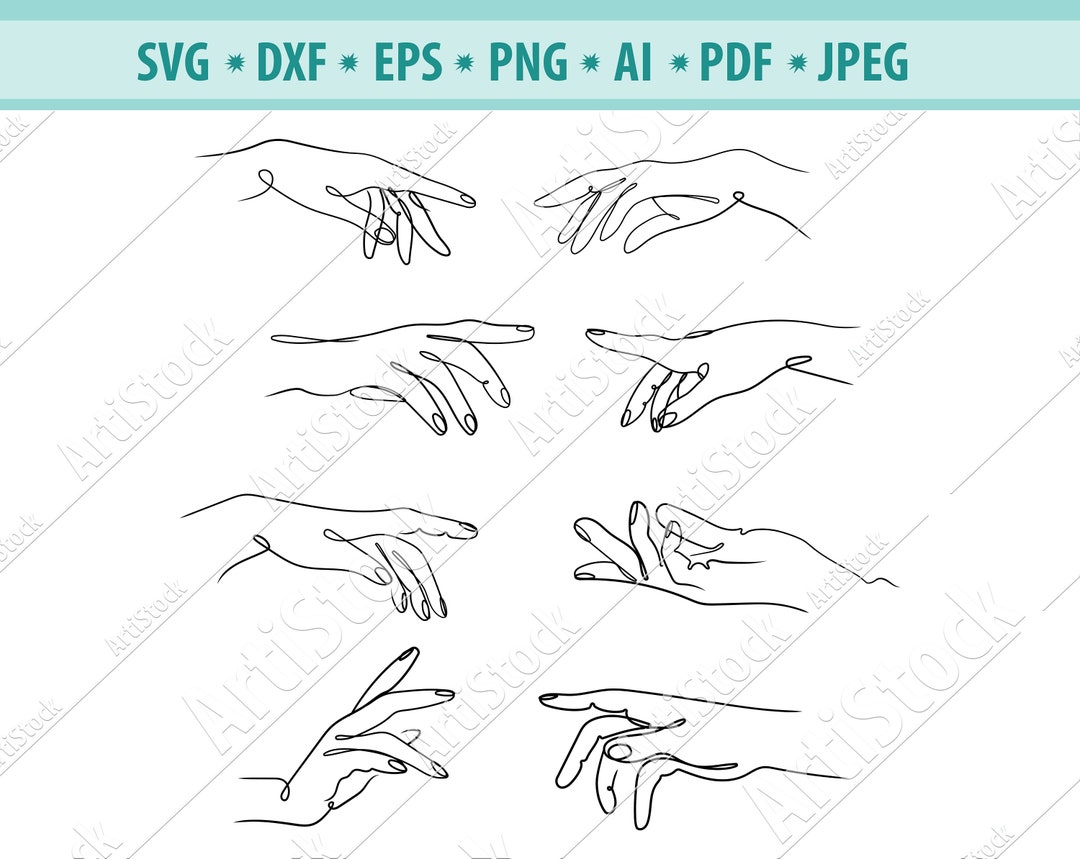 Touching Hands Svg, Line Hand Svg, Helping Hand Svg, Stretching Arms ...