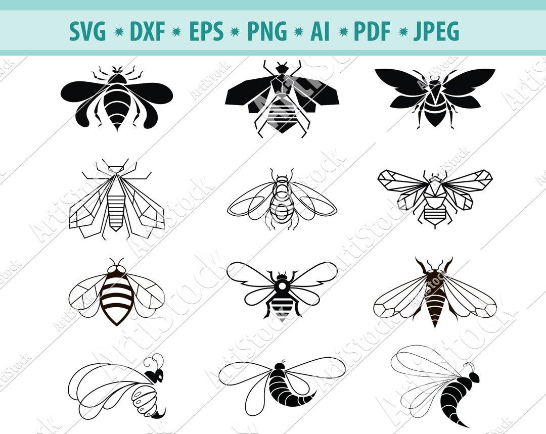 Bee SVG, Queen Bee Svg, Honey Svg, Bee Clipart, Bee Files for Cricut ...