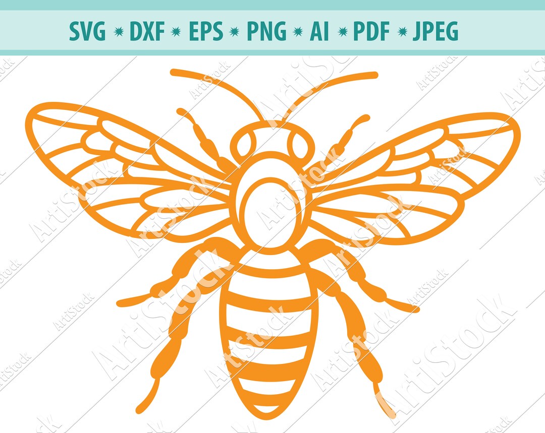 Bee SVG, Queen Bee Svg, Honey Svg, Bee Logo, Bee Clipart, Honeycomb Svg ...