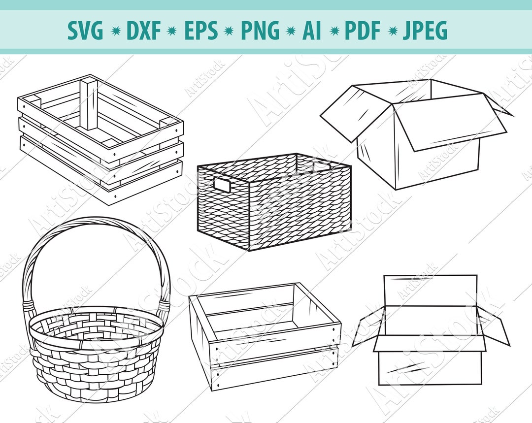 Box Svg File, Cardboard Box Svg, Package Box Svg, Box Clipart, Present ...