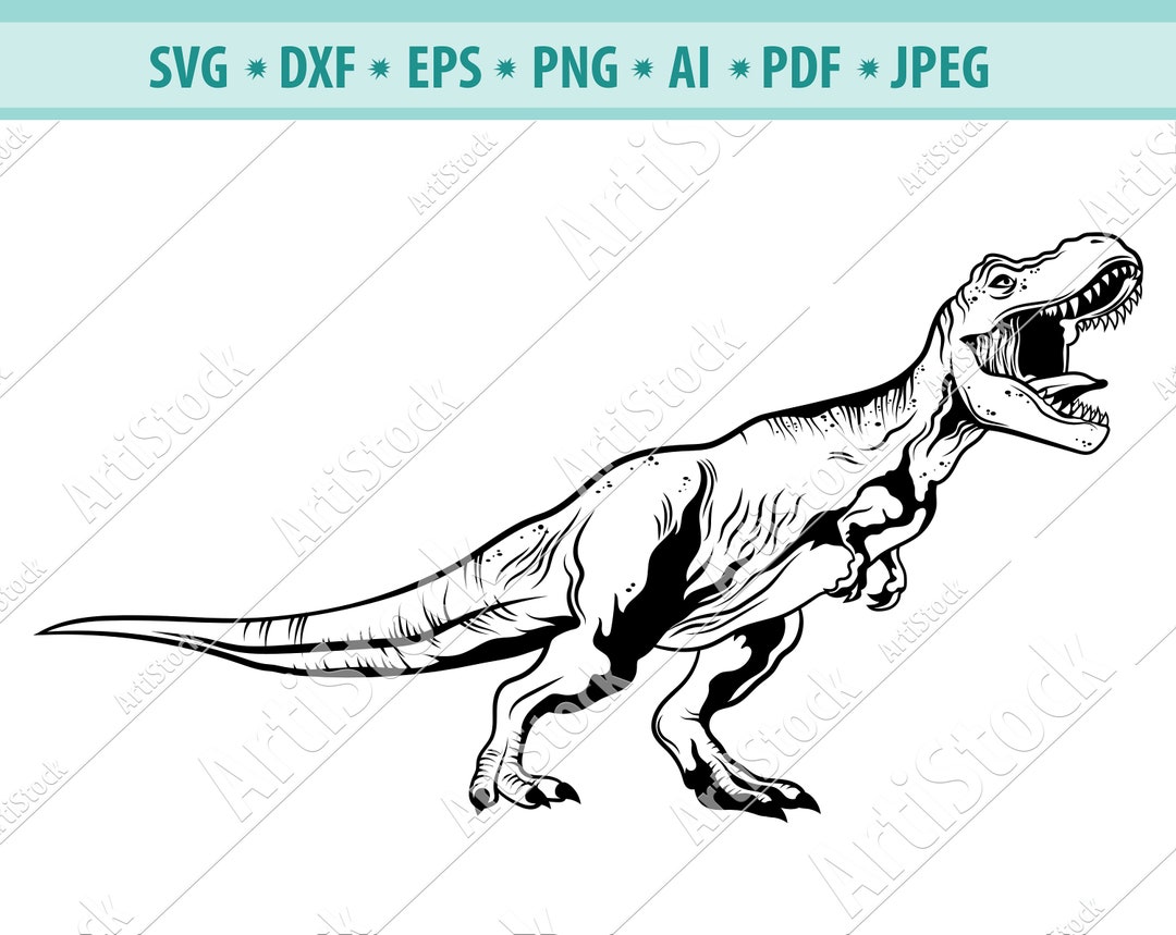 T-rex SVG, T-rex SVG, Trex SVG, Dinosaur Svg, T-rex Clipart, T-rex ...