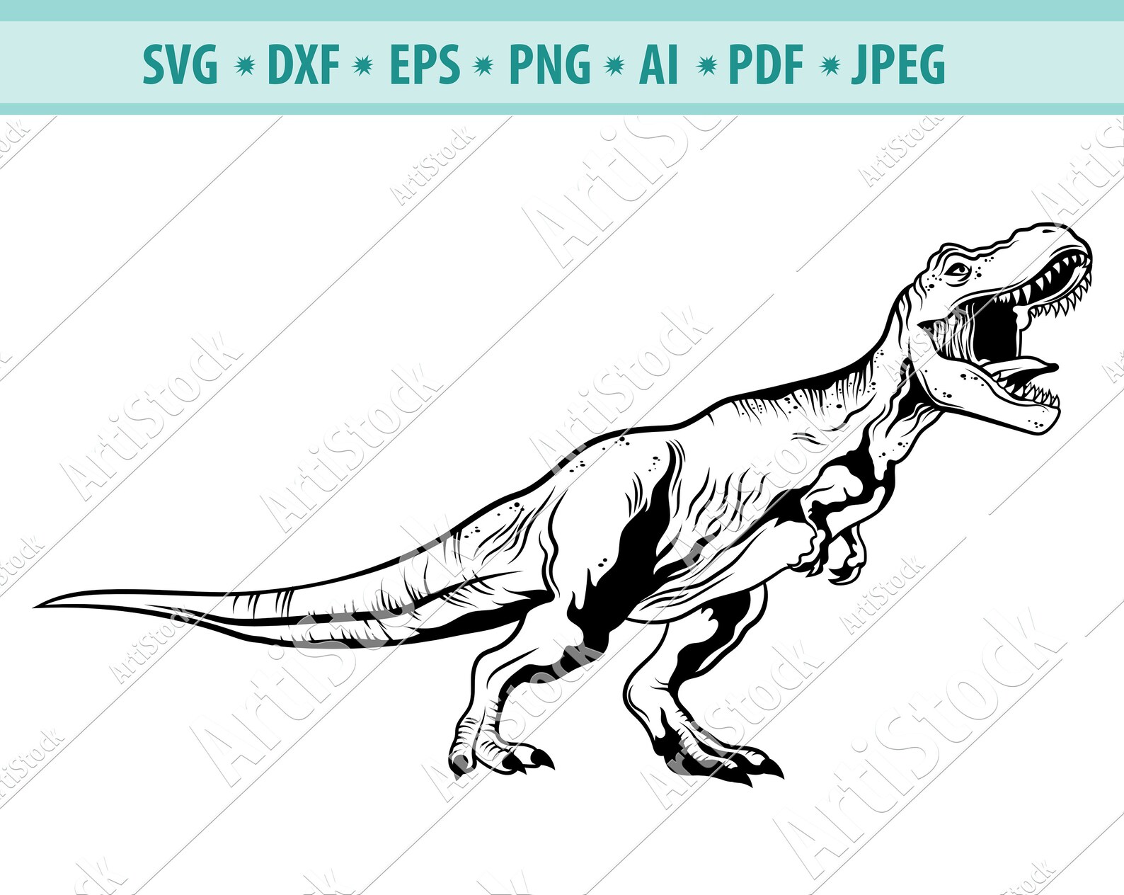 T-rex SVG T-rex SVG Trex SVG Dinosaur Svg T-rex Clipart - Etsy