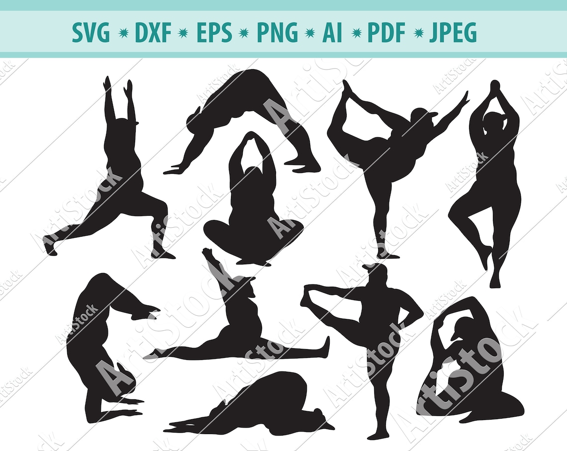 Yoga Svg, Yoga Poses Svg, Chakra SVG, Man Yoga Svg, Meditation Svg ...
