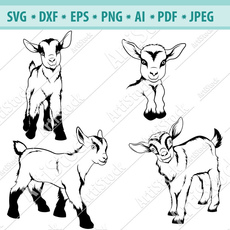 Goat Svg File - Etsy