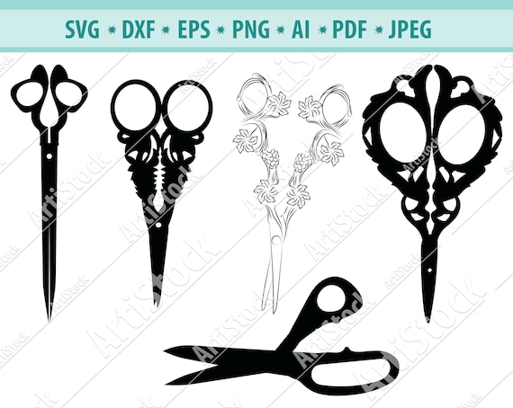 Scissors SVG Bundle Scissors SVG Scissors Clipart Scissors | Etsy