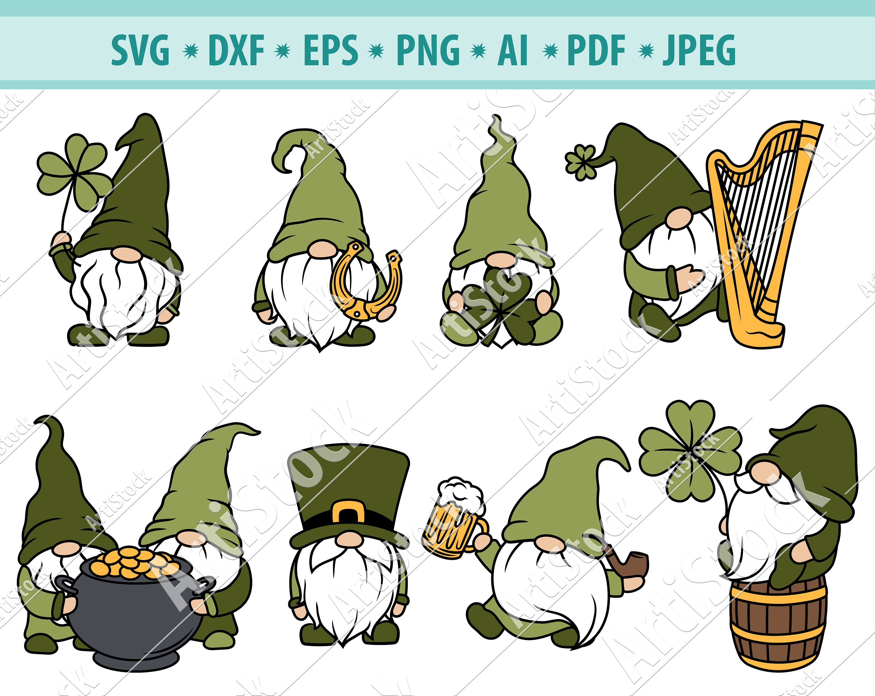 Gnome SVG Cute Garden Gnome SVG Nordic Gnome Svg Gnome | Etsy