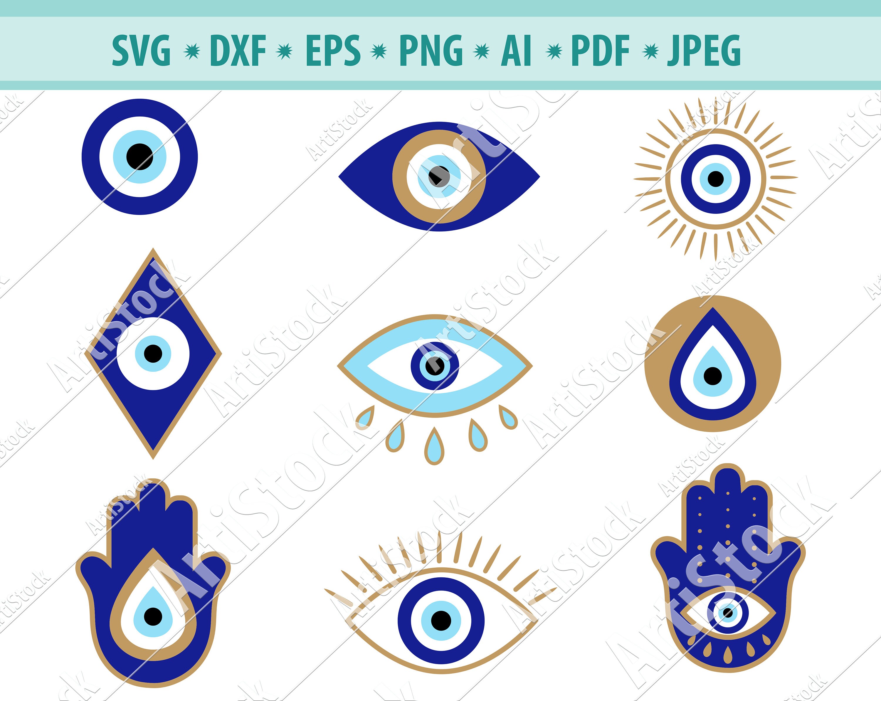 Evil Eyes Vector