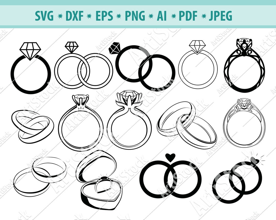 Wedding Rings Vector