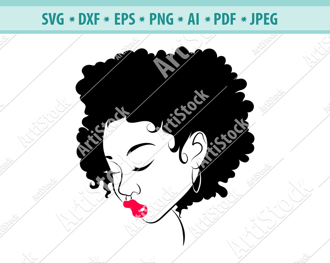 Afro hairstyles SVG Black woman bundle svg Hair Dreadlocks | Etsy