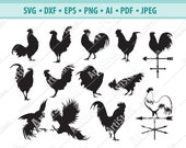 Rooster Svg File Farm Animals Svg Livestock Svg Rooster - Etsy