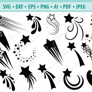 Shooting Stars Stars Falling Stars - Etsy