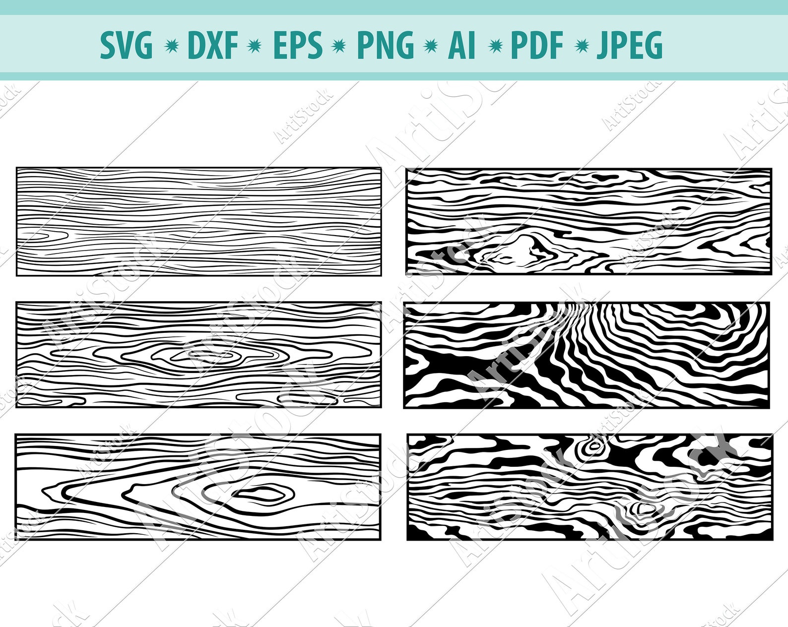 Wood Grain Board Svg Wood Planks Svg Wooden Bars Svg - Etsy