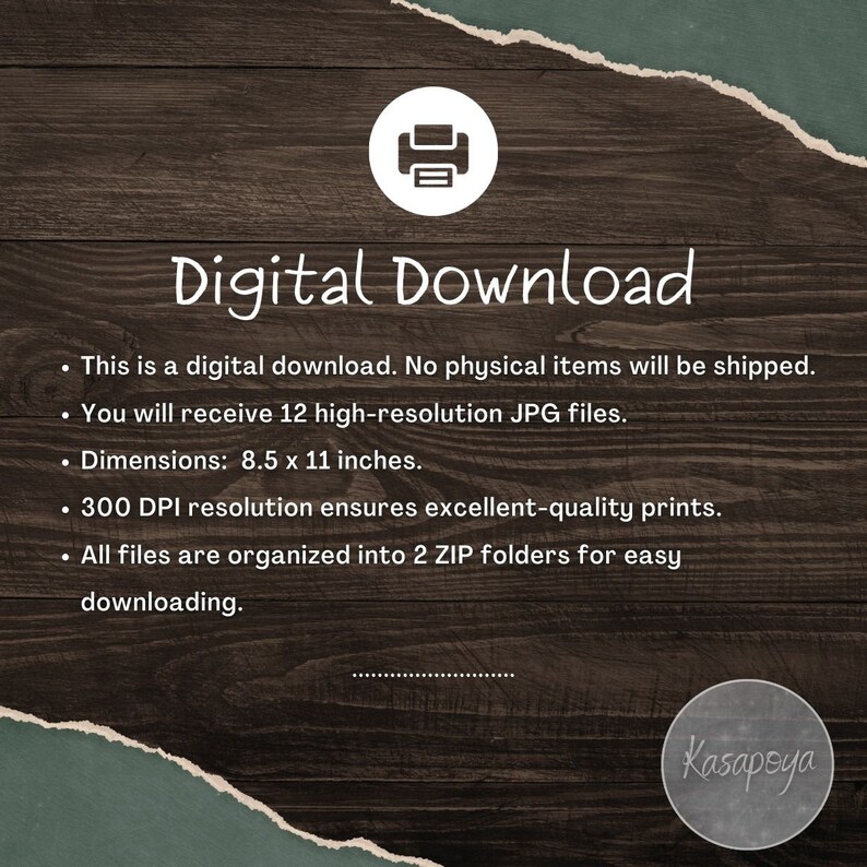 Floral Symphony, Printable Junk Journal Pages, Digital Scrapbook Kit ...